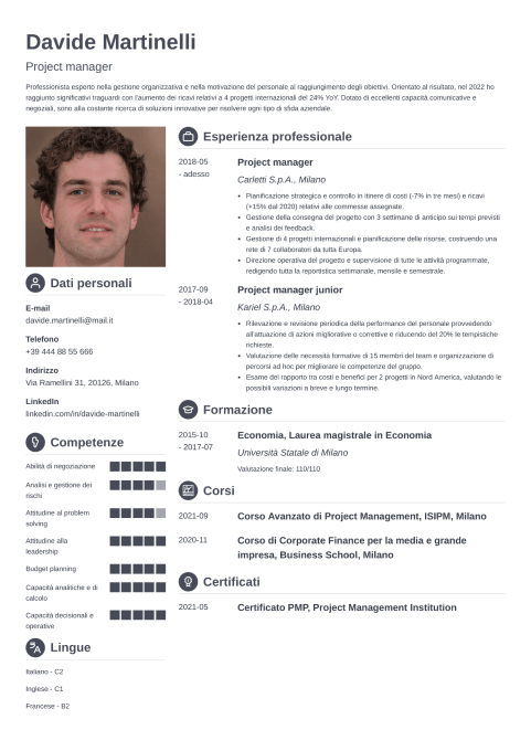 Il CV online professionale: crea il tuo curriculum gratis