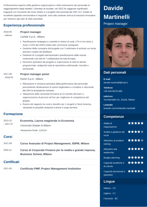 Creare Cv