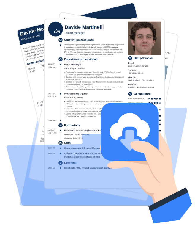 Crea ora il tuo CV online: il curriculum online di Zety